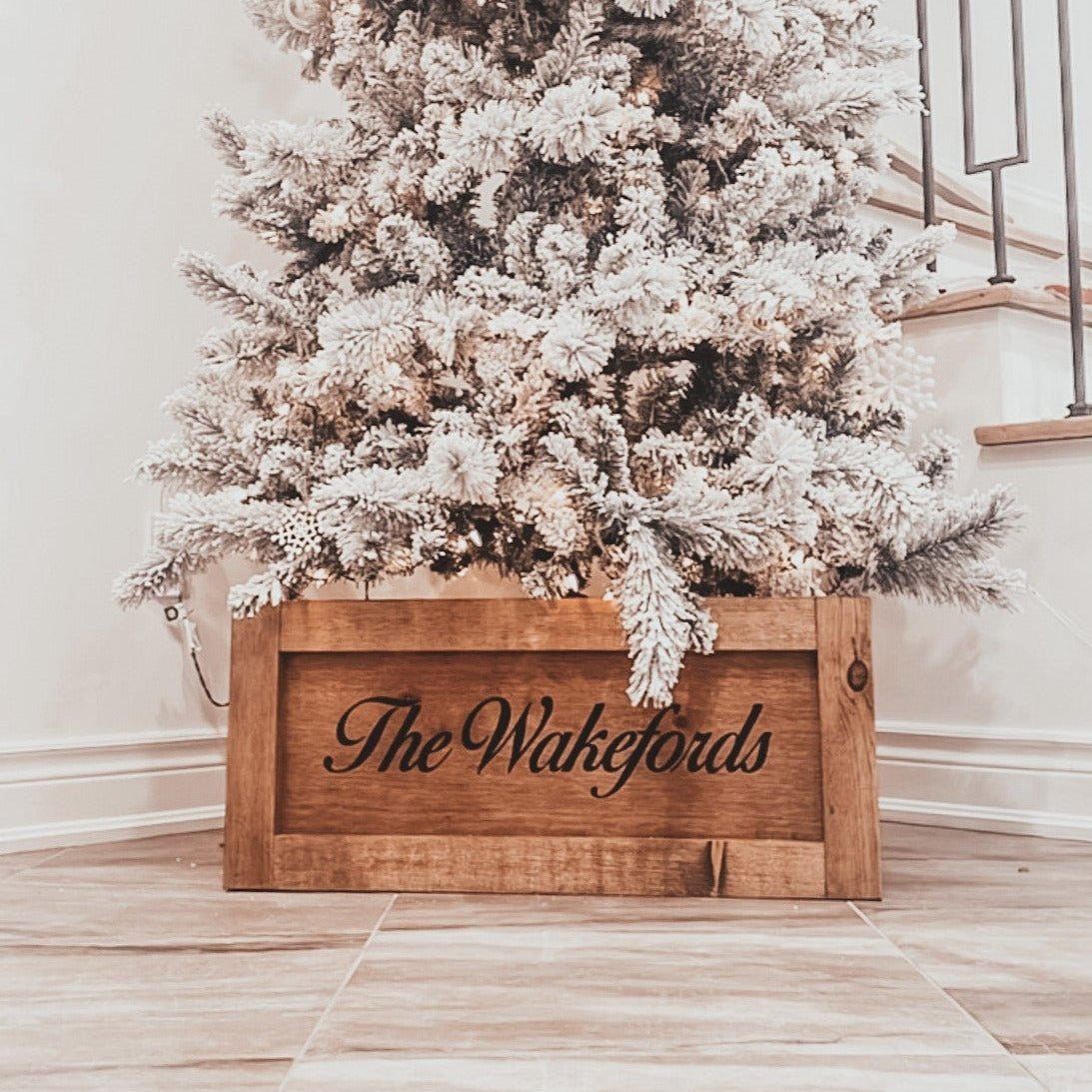 Christmas Tree Decor Box, Collapsible , Personalize – FARM GAL